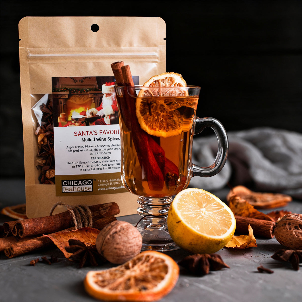 Mulled Wine Spices - Santa's Favorite – Chicago Teahouse
