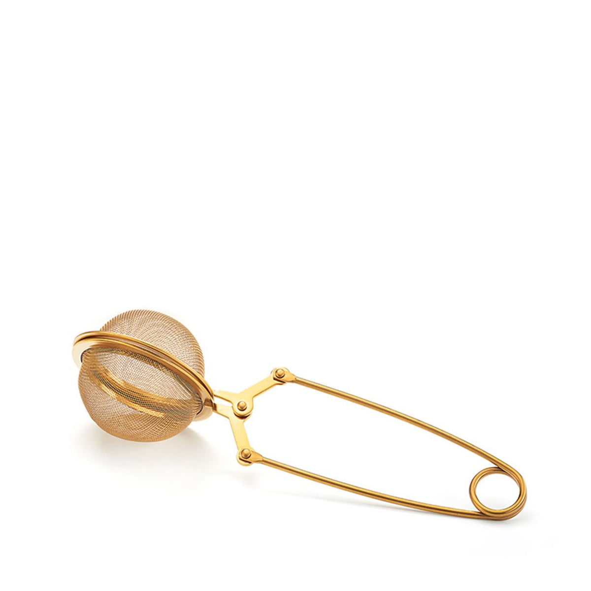 Golden Tea Ball Tong | Stainless Steel Infuser | Teaware | Chicago Teahouse