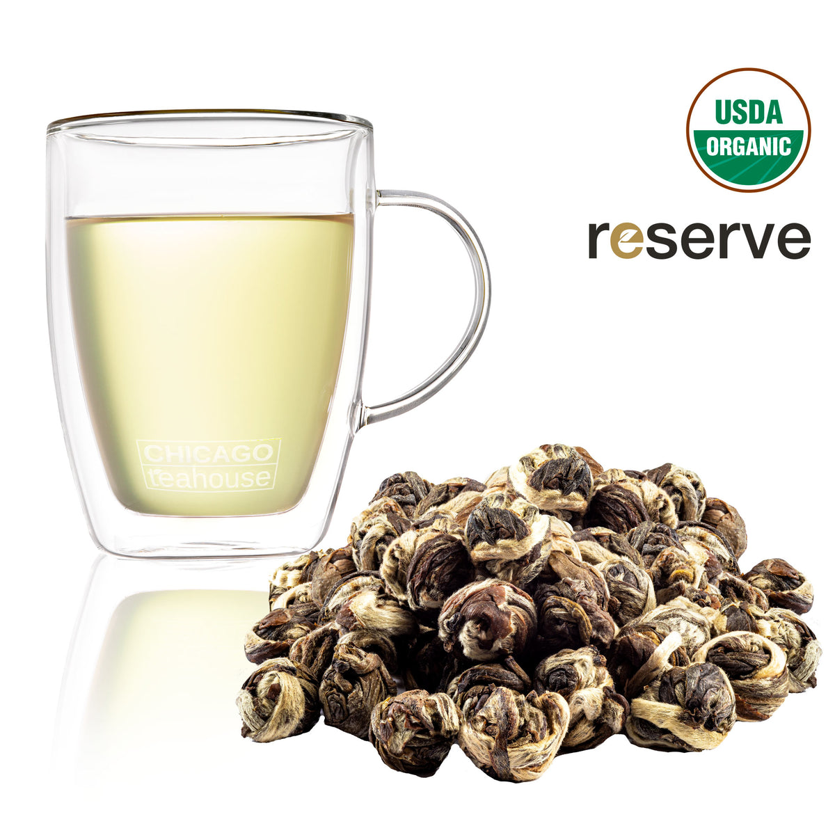 Silver Pearl | Green Tea | Reserve Tea Collection | Chicago Teahouse